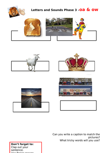 Phonics Phase 3 Worksheet | Teaching Resources