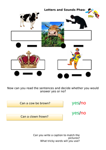 Phonics Phase 3 Worksheet | Teaching Resources