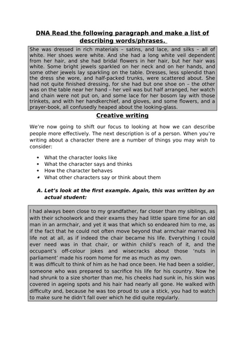 Creative writing :fan | Teaching Resources