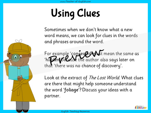 Developing Vocabulary Skills - Year 6 | Teaching Resources