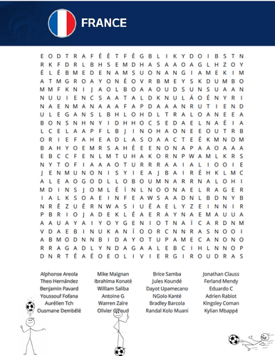 UEFA Euros 2024 Football Countries Teams Word Search Puzzles | Teaching ...