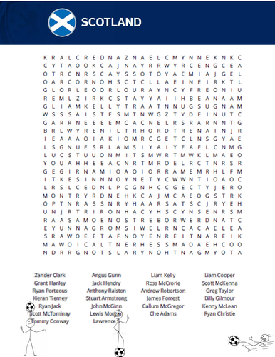 UEFA Euros 2024 Football Countries Teams Word Search Puzzles | Teaching ...