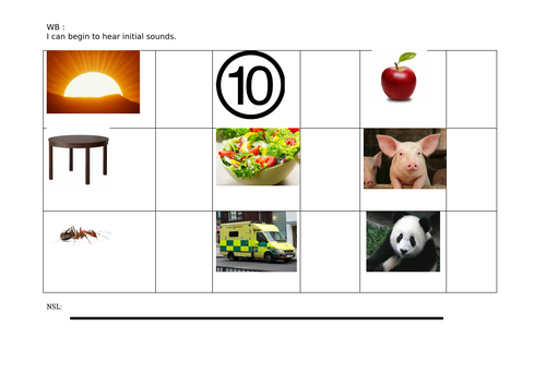 Initial sounds SATPIN Phonics Phase 1 | Teaching Resources