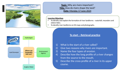 KS3 Geography - Progress in Geography - Rivers Lesson 5 - River ...