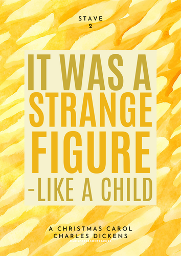 A Christmas Carol Quotation Posters (Set 2 - Stave 2) | Teaching Resources
