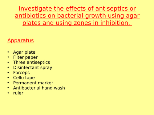 Microbiology Required Practical Single Science | Teaching Resources