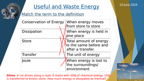 KS3 Energy Lesson 4- Useful and Waste Energy | Teaching Resources