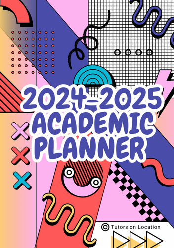 Academic Planner 2024-25 - A5 size Colour | Teaching Resources