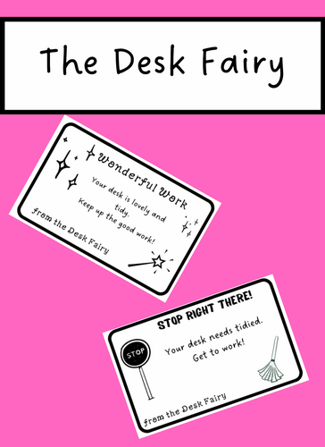 Desk Fairy Cards | Teaching Resources