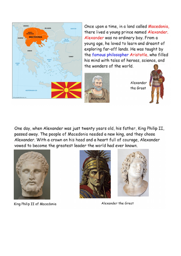 Alexander the Great Ancient Greeks History Lesson | Teaching Resources