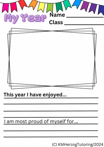 End of year worksheet | Teaching Resources