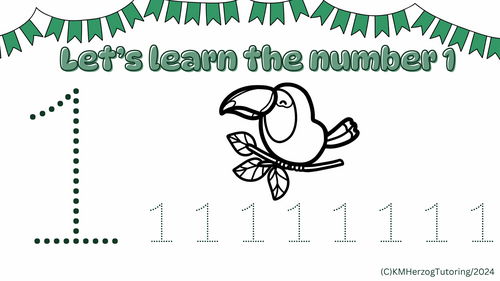 Let's write the numbers 1-10. | Teaching Resources