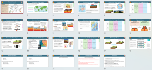GCSE Geography Plate Boundaries | Teaching Resources