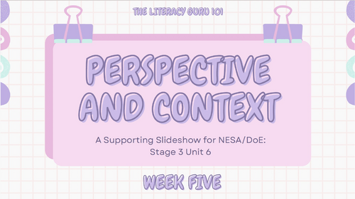 HUGE Supporting Slideshow - Stage 2 Unit 6 NESA Unit - POWERPOINT ...