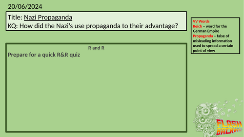 Life in nazi Germany (7 lessons) KS3 | Teaching Resources
