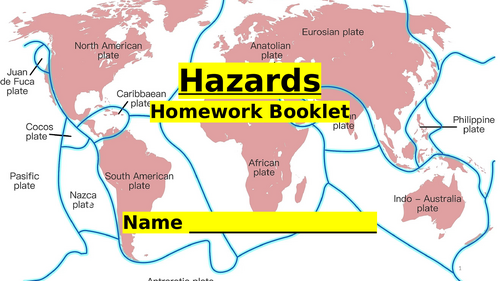 GCSE Natural Hazards Homework Booklet | Teaching Resources