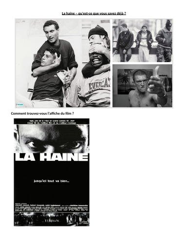 La haine teaching pack | Teaching Resources