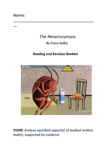 The Metamorphosis by Franz Kafka | Teaching Resources