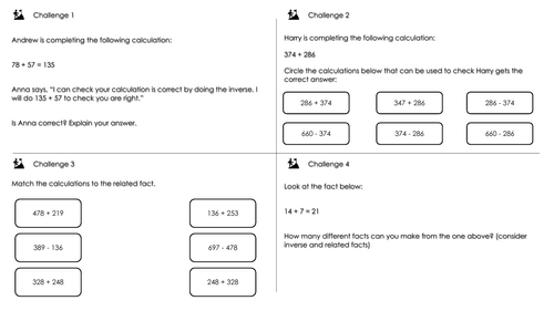 Year 3 Addition and Subtraction - Inverse Operations Lesson | Teaching ...