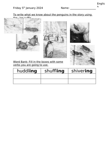 The Penguin Who Wanted to Find Out- English Y2 | Teaching Resources