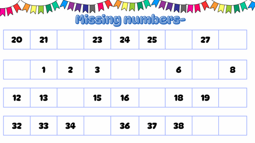 Missing numbers 1 to 100 counting forwards and backwards | Teaching ...