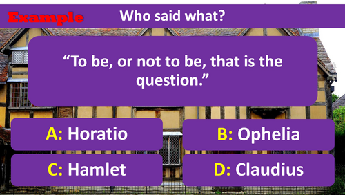 Hamlet Mega Quiz - William Shakespeare | Teaching Resources
