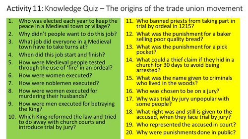 Medieval Law & Order | Teaching Resources
