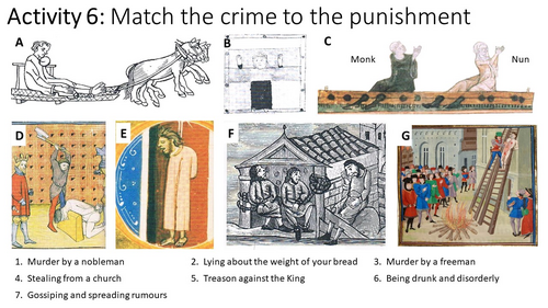 Medieval Law & Order | Teaching Resources