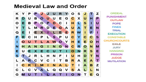 Crime and Punishment in Medieval England | Teaching Resources