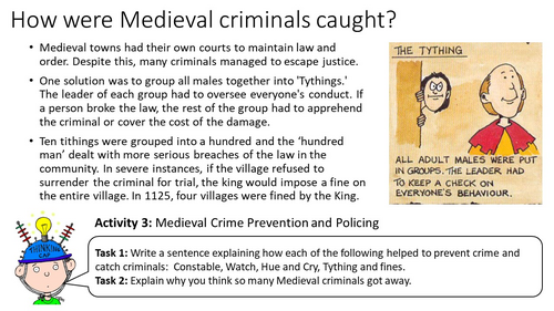 Crime and Punishment in Medieval England | Teaching Resources