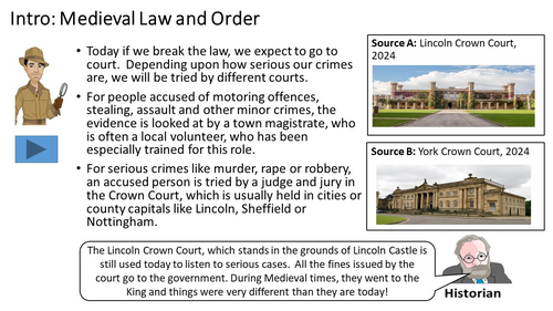 Crime and Punishment in Medieval England | Teaching Resources
