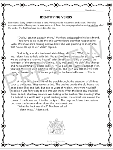 Verbals, Voice and Mood | Teaching Resources