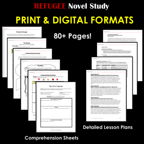 Refugee by Alan Gratz Novel Study Unit | Teaching Resources