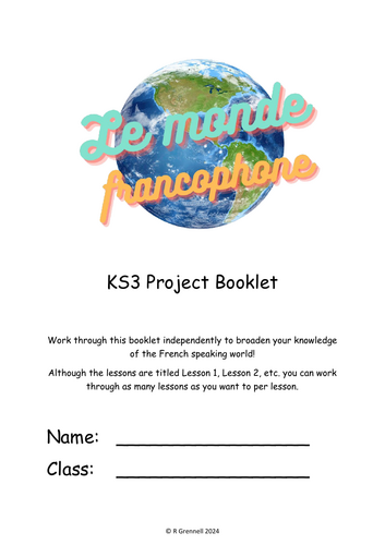 KS3 Francophone World booklet | Teaching Resources