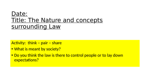 AQA A-LEVEL CRIMINAL LAW BUNDLE | Teaching Resources