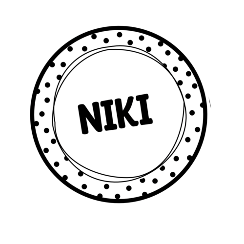 Printable Black and Bright Polka Dots Student Name Labels, Name Signs ...