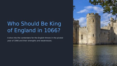 Medieval Europe - Who should rule England? Slides, printable-digital ...