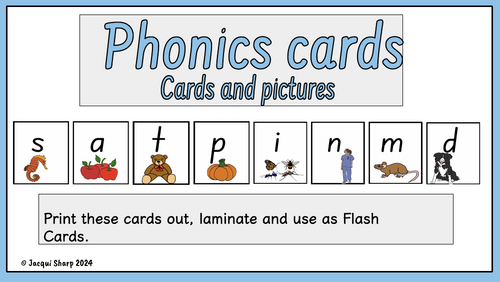 Single Phonics cards | Teaching Resources