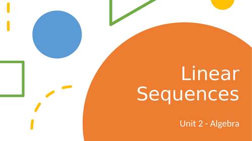 Linear sequences | Teaching Resources