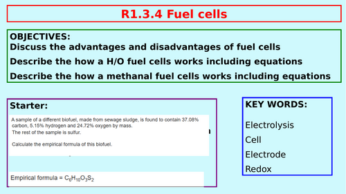 IB Chemistry - Reactivity 1.3 | Teaching Resources