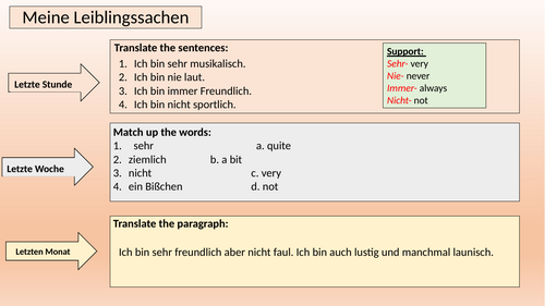 Year 7 German | Teaching Resources