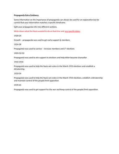 Nazi Propaganda Revision Timeline – 1920-45 – Germany 1918-45 – IAS ...