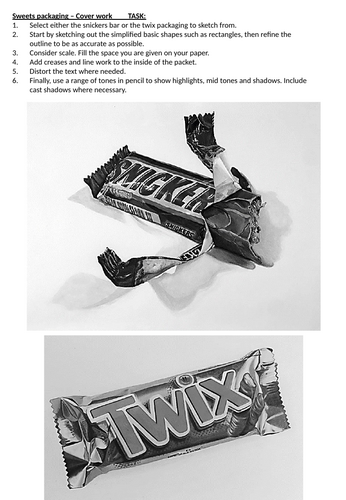 Sweets Cover Work / Pop Art | Teaching Resources