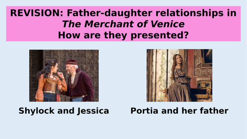 AQA English Literature GCSE Paper 1 The Merchant of Venice essay ...