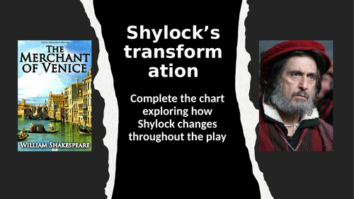 AQA English Literature GCSE Paper 1 The Merchant of Venice essay planning | Teaching Resources