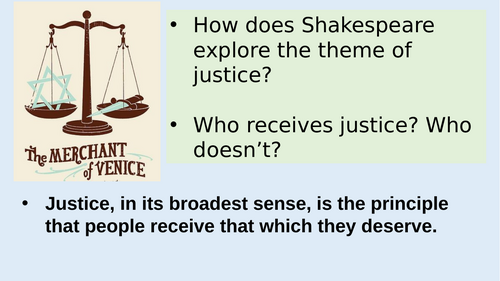 AQA English Literature GCSE Paper 1 The Merchant of Venice essay planning | Teaching Resources