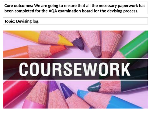 Devising log for GCSE drama AQA 8261 specification devising drama ... Devising log for GCSE drama AQA 8261 specification devising drama ...