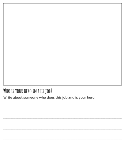 printable dream job worksheet - kindergarten dream job worksheet for ...