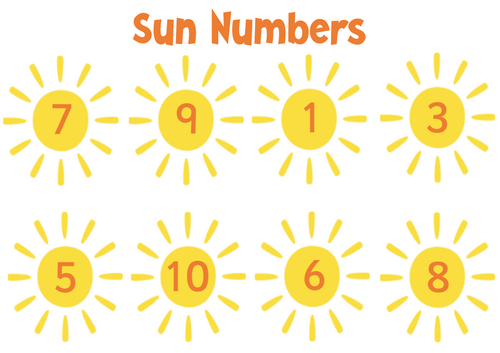 Sun Numbers | Teaching Resources