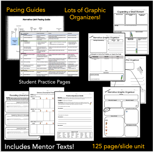 Middle School Narrative Writing Unit | Teaching Resources